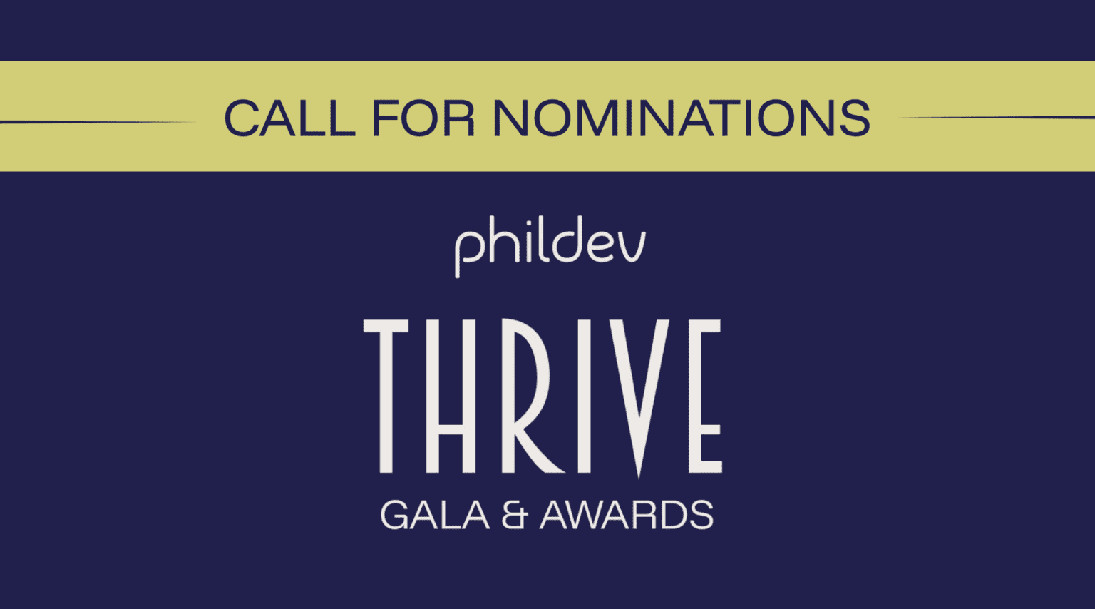 Call for Nominations: 2026 PhilDev THRIVE Awards - PhilDev